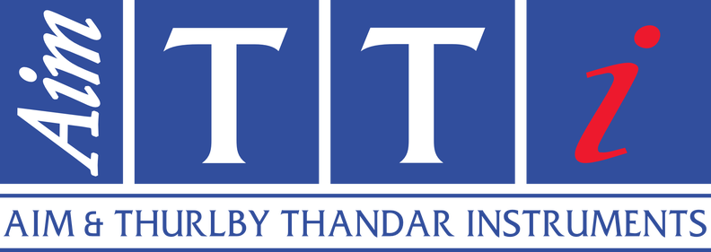 Aim-TTi-logo with blue subtext | Aim-TTi Image Library